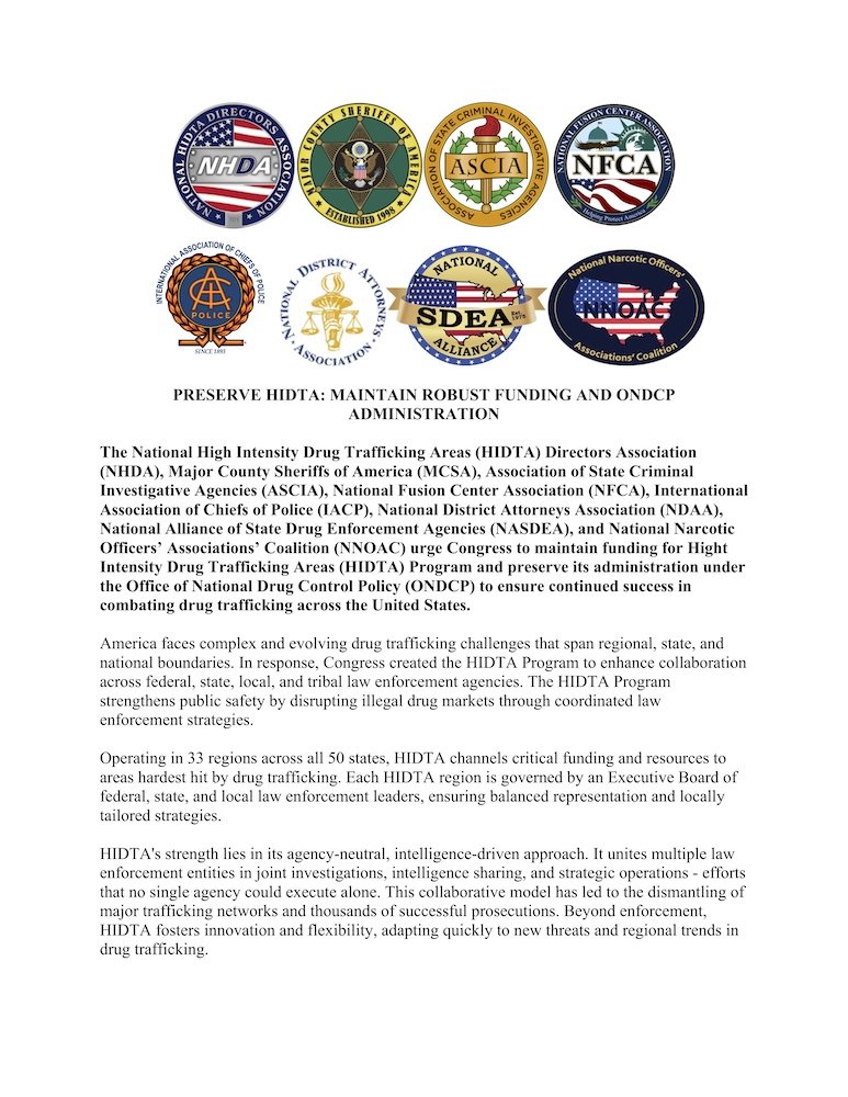 Legislation Updates from Major County Sheriffs of America